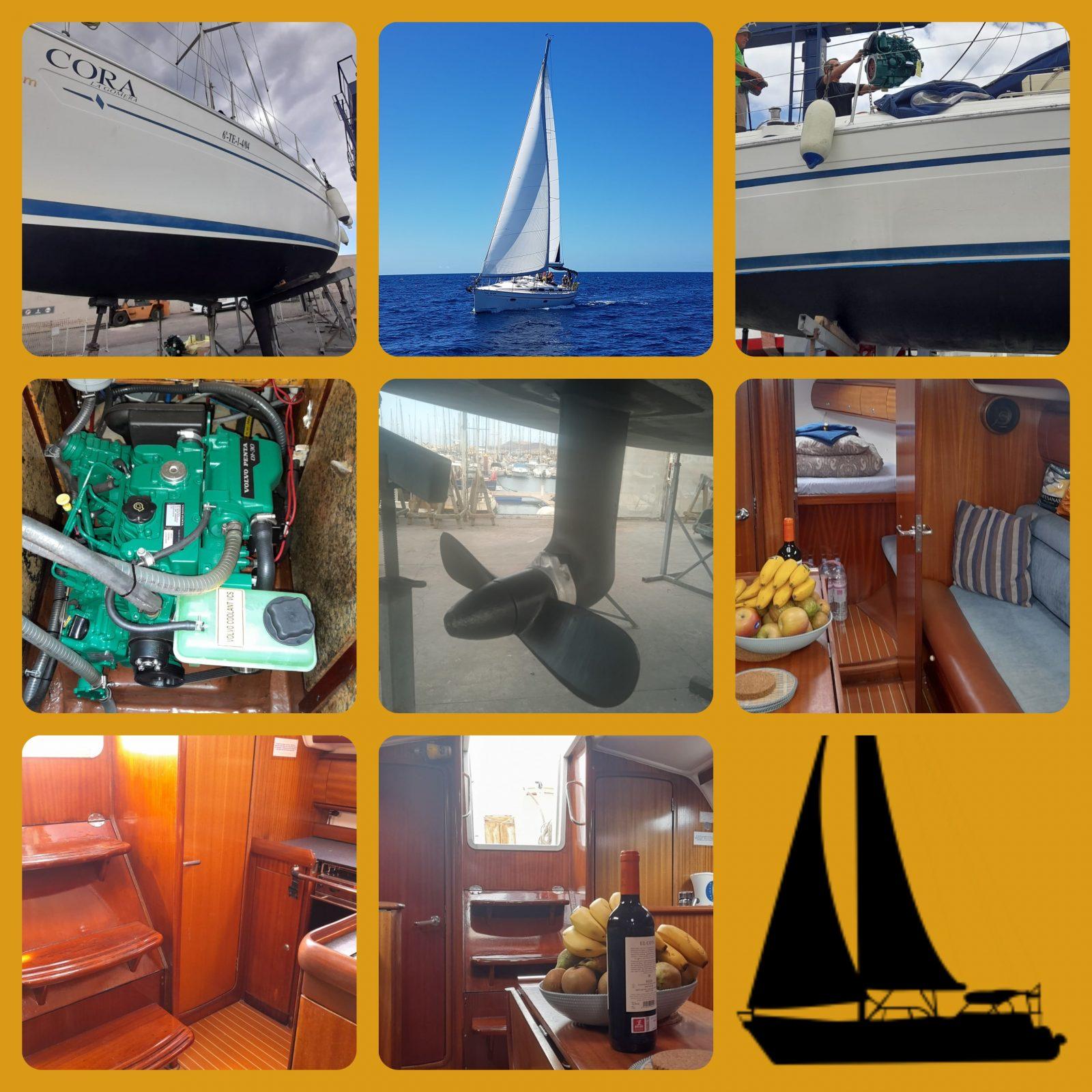 Sail training yacht Cora receives a new engine and lots of TLC